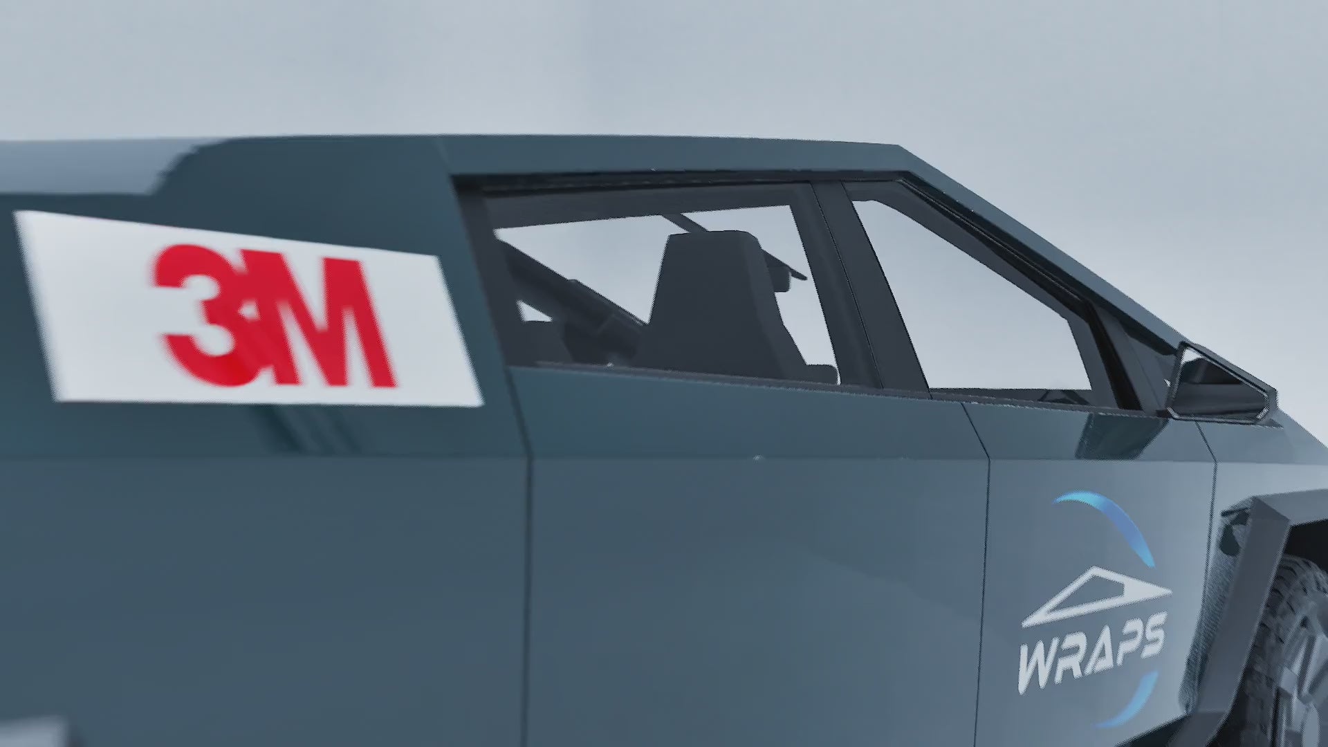 Cybertruck Precut 3M PWF-G67 Gloss Basilisk Blue – Cybertruck Wraps